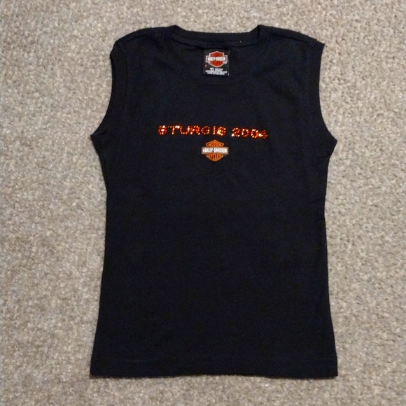 Harley-Davidson | Tops | Harley Davidson Embellished Sturgis Top | Poshmark